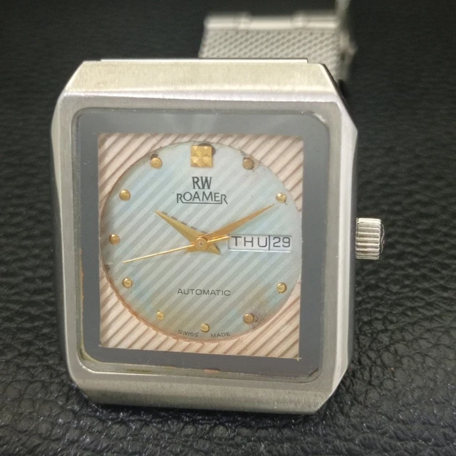 RARE VINTAGE ROAMER AUTOMATIC 2688 SWISS BOY ORIGINAL DIAL WATCH ...