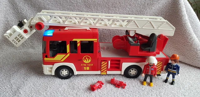 PLAYMOBIL CAMION DE Pompiers Grande Échelle Voir Photos De Détails Bon ...