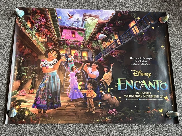 CINEMA QUAD DISNEY’S Encanto Double Sided Poster From Local Cinema EUR ...