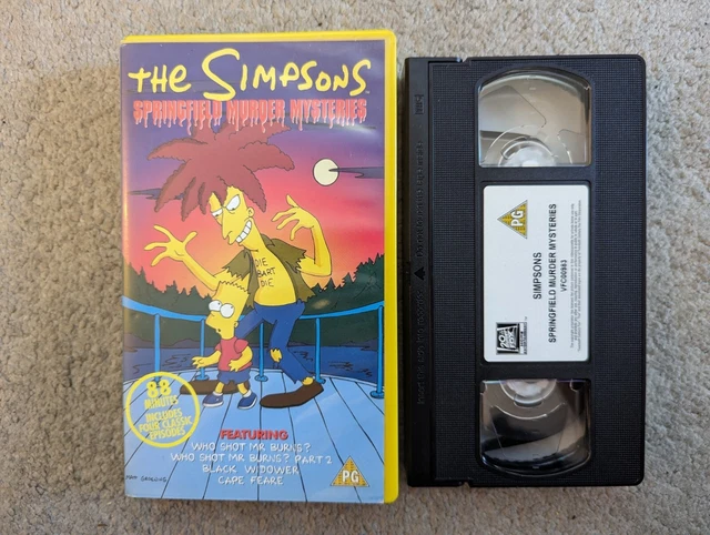 THE SIMPSONS SPRINGFIELD Murder Mysteries VHS Video PAL £5.99 - PicClick UK