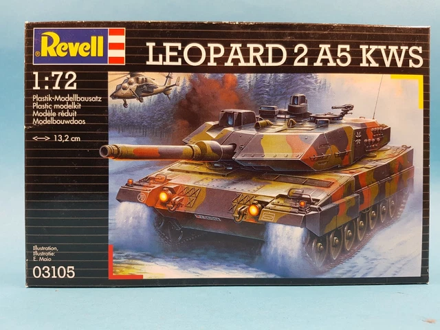 MODELLBAUSATZ REVELL 03105 Leopard 2 KWS Bundeswehr selten 1:72 ...