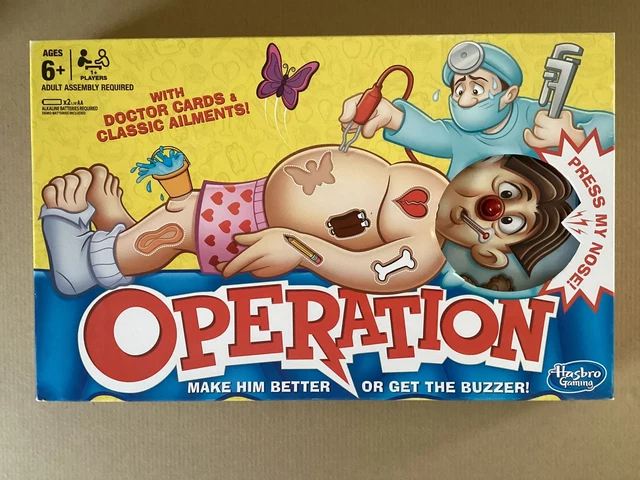 CLASSIC OPERATION GAME Electronic Board Game Boxed For 6+ Kids £12.94 ...