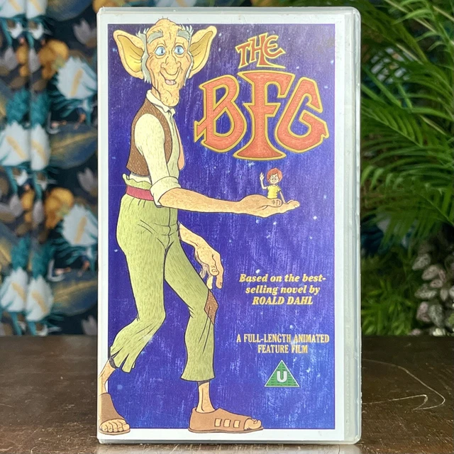 THE BFG VHS CASSETTE Video Tape 1990 David Jason Cosgrove Hall ...