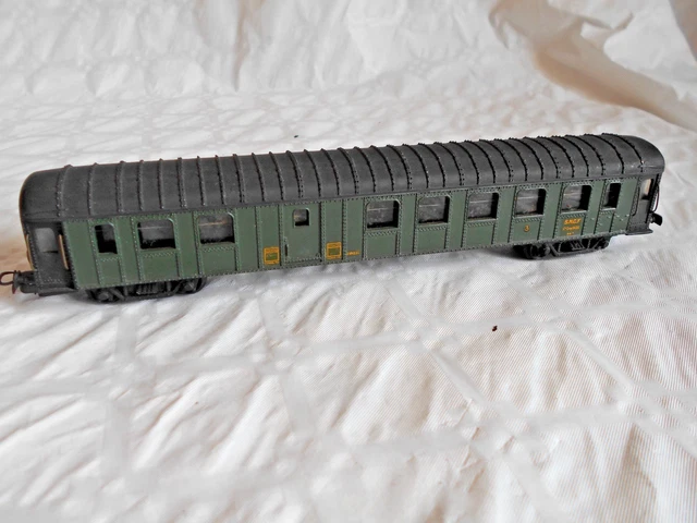 SMCF 3RD BAGGAGE coach SNCF french railways C4 Dmyi 54351 Rivetted ...