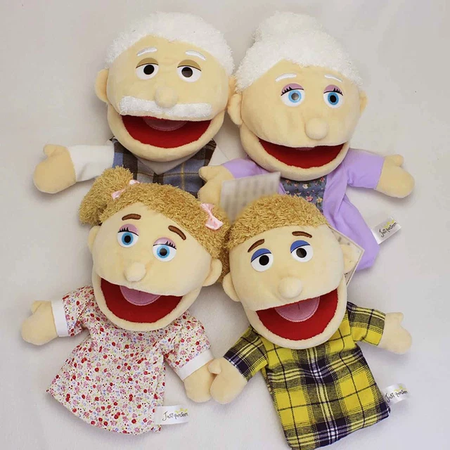 FAMILY PLUSH HAND Puppets Family Puppet Doll Kid Children Toy Glove ...