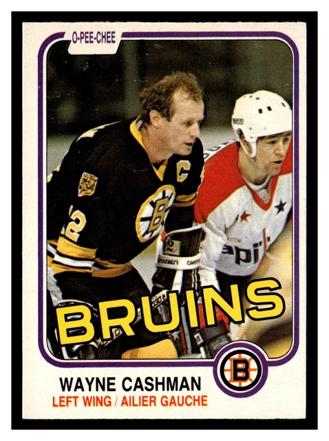 1981 O-PEE-CHEE #11 Wayne Cashman Boston Bruins comme neuf ou mieux EUR ...