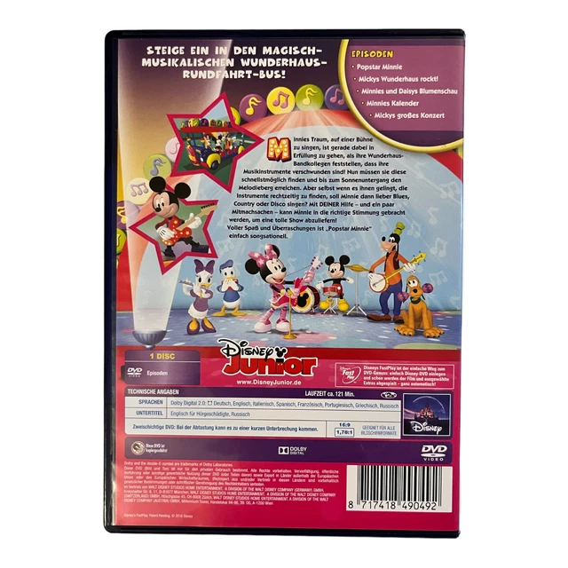 MICKY MAUS WUNDERHAUS Volume 32 - Popstar Minnie Disney Junior | DVD ...