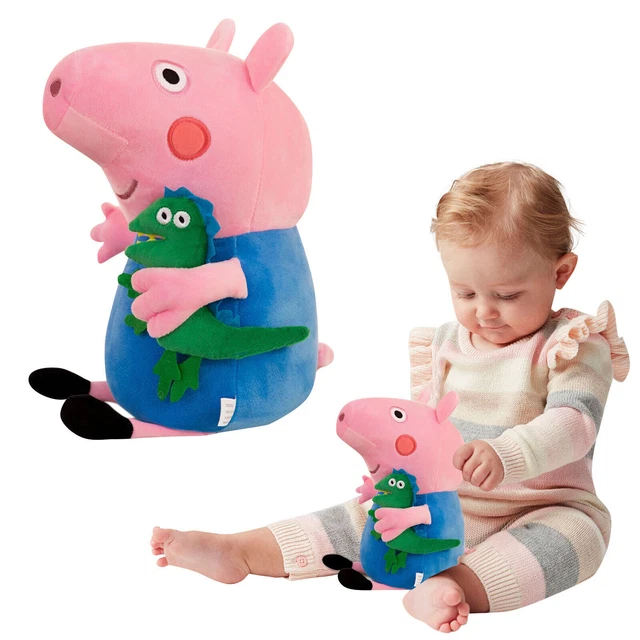 32CM PEPPA-PIG PLUSH Toy George Peppa Dad Mum Soft Stuffed Doll Kids ...