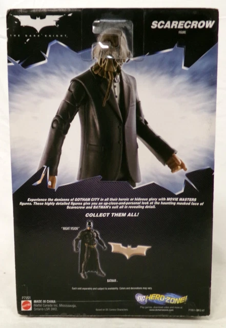 MATTEL DC MOVIE Masters The Dark Knight Scarecrow 6" Figure New Sealed ...