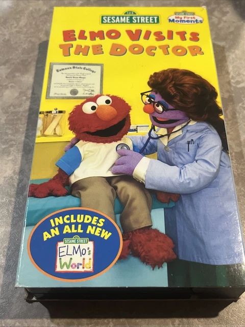 SESAME STREET ELMO Visits The Doctor VHS 2005 ***TESTED***RARE***OOP ...