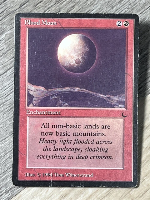 MTG BLOOD MOON - HP - The Dark Magic the Gathering Card 58 EUR 6,98 ...