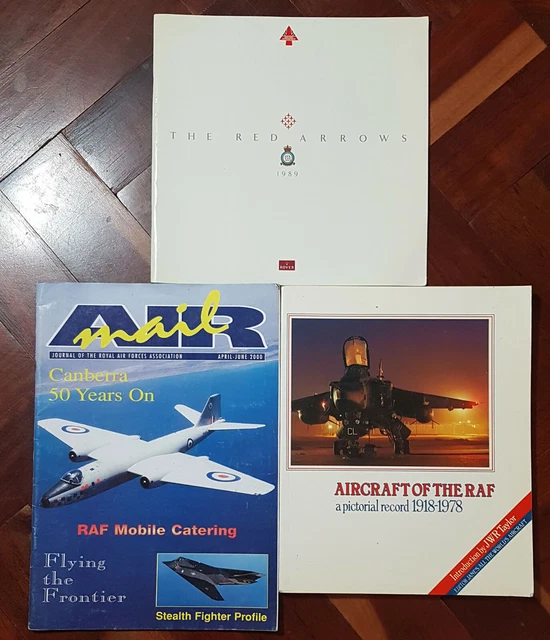 RAF ITEMS-'AIR MAIL' Apr/Jun 2000/Red Arrows 1989/Aircraft of the RAF ...