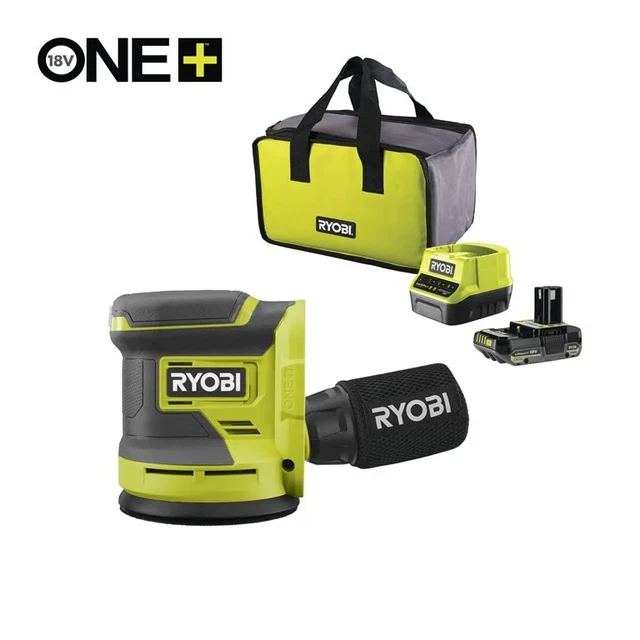 RYOBI 18V ONE+ Cordless Random Orbital Sander Kit (1 x 2.0Ah Battery) £ ...