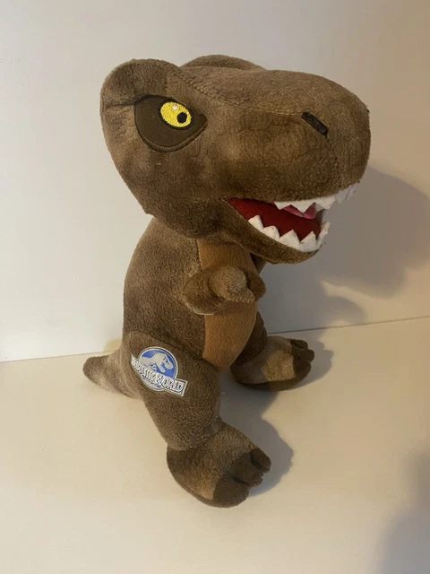 JURASSIC WORLD OFFICIAL T-Rex Tyrannosaurus Rex Plush Soft Toy Dinosaur 11" £4.99 - PicClick UK