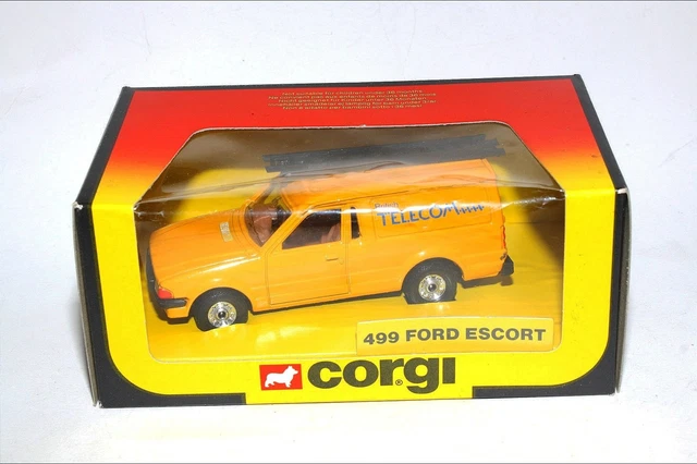CORGI 499 FORD Escort Mk3 Van, BT Livery, MIB £29.00 - PicClick UK