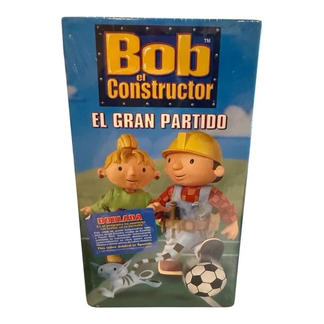 BOB THE BUILDER el Constructor VHS Video Tape El Gran Partido Spanish ...
