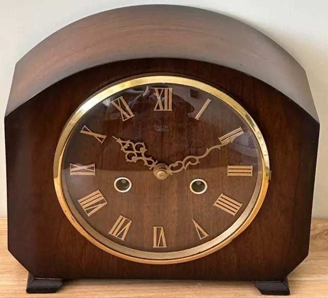 VINTAGE SMITHS ENFIELD Hamilton. Art Deco, Mantle Clock.made In England ...