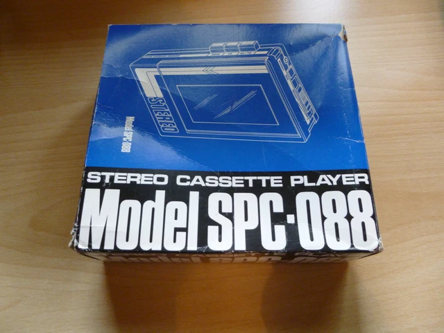 VINTAGE WALKMAN Stereo Cassette Player SPC-088, selten £83.96 - PicClick UK
