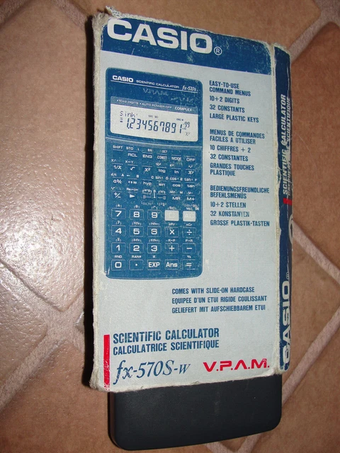 CASIO FX 570S Scientific Calculator V.P.A.M. £32.00 - PicClick UK
