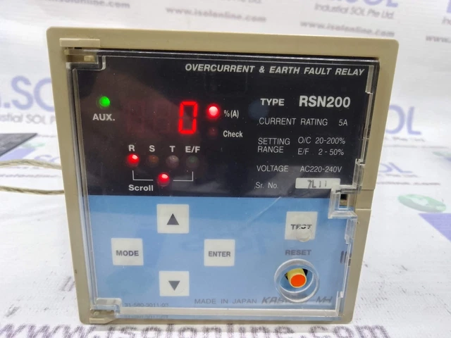 KASUGA-MH RSN200 RELAIS de surcourant et de défaillance terrestre EUR ...