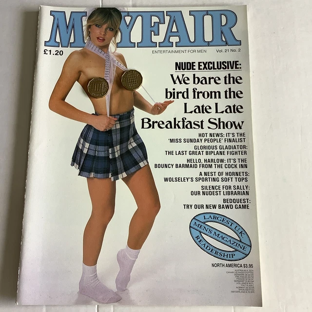 VINTAGE MAYFAIR GLAMOUR Magazine Vol 21 No2 February 1986. Excellent Condition. £14.00 - PicClick UK