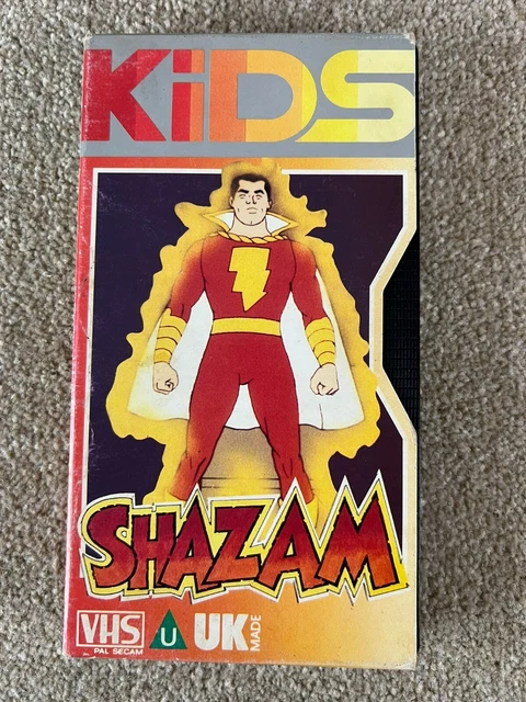 SHAZAM - VHS Video Tape - Captain Marvel - Animated Cartoon - 1981 ...