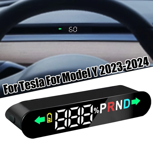 FOR TESLA FOR Model Y 2023 2024 HUD Display for Speed Shift & Bacteria ...