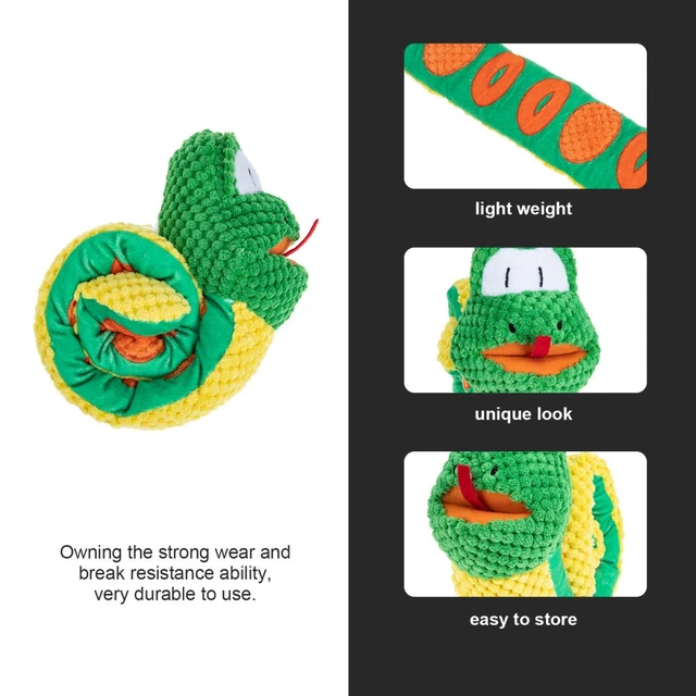PUPPY SNUFFLE FOLDING Snake Toy Dog Treat Toy Puppy Training Toy $27.71 ...