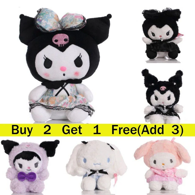 CARTOON SANRIO KAWAII Kuromi Cinnamoroll My Melody Plush Doll Toys Kid Gift UK EUR 10,78 ...