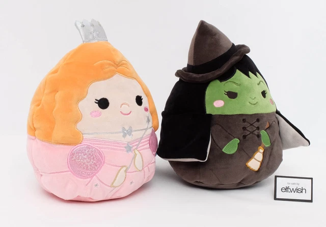 SQUISHMALLOWS WICKED WITCH Elphaba & Glinda Duo Wizard Of Oz 85Th ...