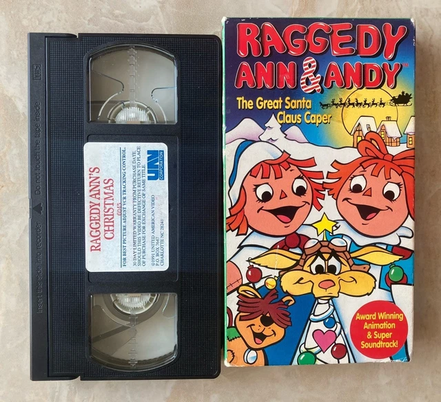 RAGGEDY ANN & Andy The Great Santa Claus Caper 1993 VHS 6045 £10.69 ...