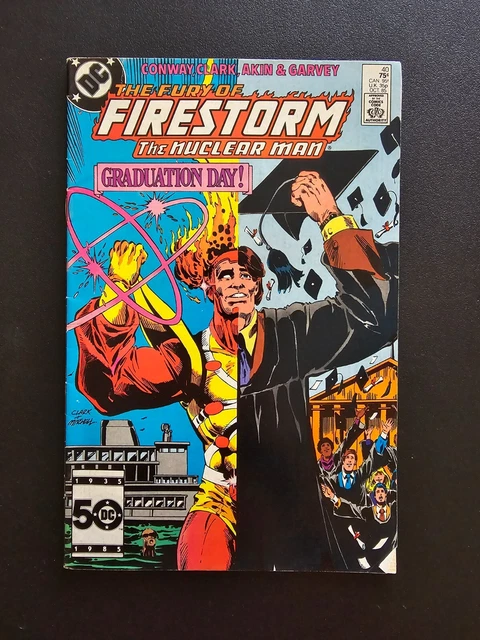 DC COMICS THE Fury of Firestorm Nuclear Man #40 octobre 1985 Mike Clark ...