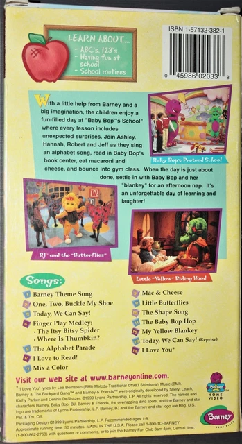 BARNEY: LET'S PLAY SCHOOL (VHS) Barney & Friends. Klassisch. Sehr guter ... BARNEY: LET'S PLAY SCHOOL (VHS) Barney & Friends. Klassisch. Sehr guter ...