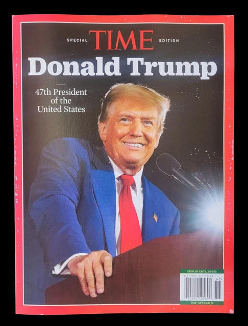 DONALD TRUMP TIME Magazine November 2024 "47th PRESIDENT OF USA" Fast ...