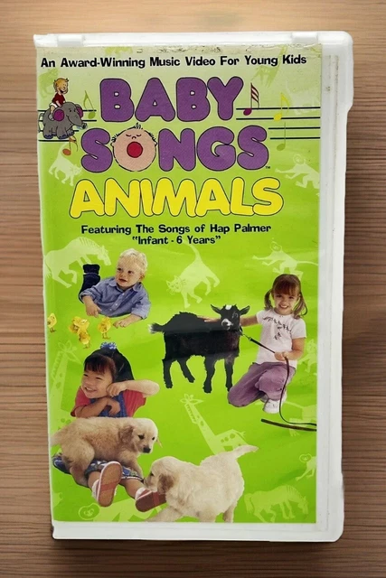 🔥BABY SONGS ANIMALS (VHS,2000) Sing-A-Long Video For Kids Children ...