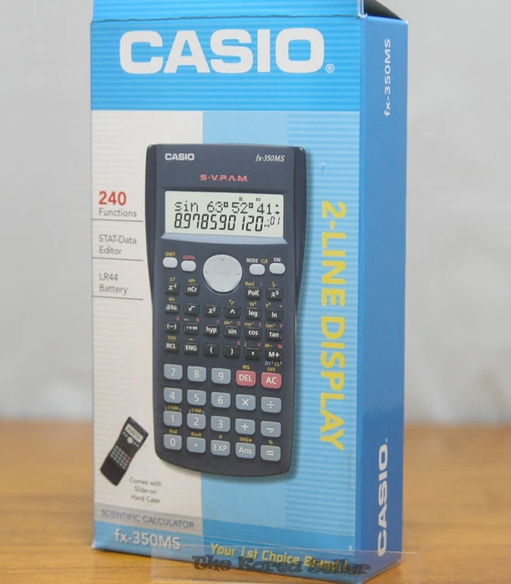 CASIO FX-350MS SCIENTIFIC Calculator Genuine New box package - Tracking ...