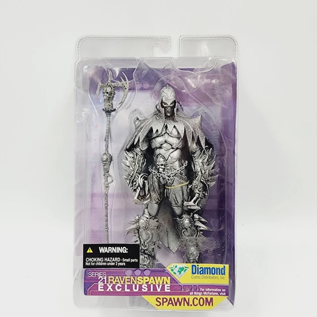 MCFARLANE PEWTER Raven Spawn Action Figure Spawn Series 21 - Diamond ...