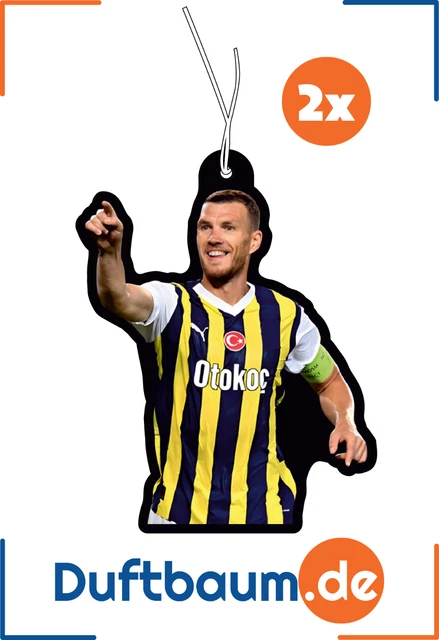2X EDIN DZEKO Duftbaum / Lufterfrischer Tuning-Cars, Fenerbahce, Süper ...