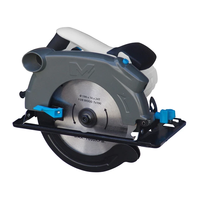 MAC ALLISTER CIRCULAR Saw Electric Powerful TCT Blade 190mm 220-240V ...