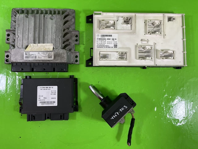 MERCEDES A CLASS W176 Ecu Kit And Lock Set Modules Key 1.5 Cdi 2012 ...