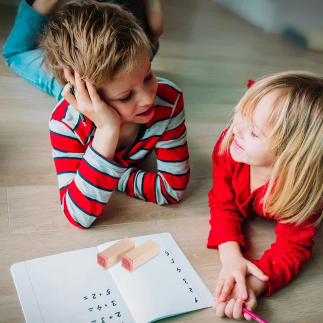 WOODEN STAMPS MINI Seal Stamp for DIY Scrapbooking Craft Photo Album ...