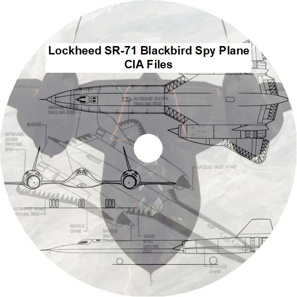 LOCKHEED SR-71 BLACKBIRD Spy Plane CIA Files £16.33 - PicClick UK