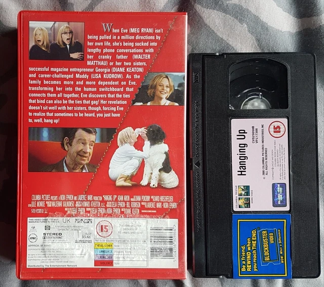 HANGING UP (VHS)BIG BOX - Meg Ryan + Lisa Kudrow + Diane Keaton ...