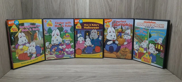 NICKELODEON NICK JR DVD Lot Max Ruby Lot Of 5 Halloween Easter READ ...