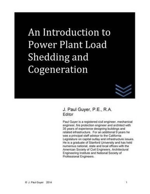 AN INTRODUCTION TO Power Plant Load Shedding and Cogeneration by J ...