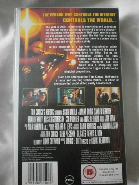 TOM CLANCY'S NETFORCE (VHS/H, 2001) £5.99 - PicClick UK TOM CLANCY'S NETFORCE (VHS/H, 2001) £5.99 - PicClick UK