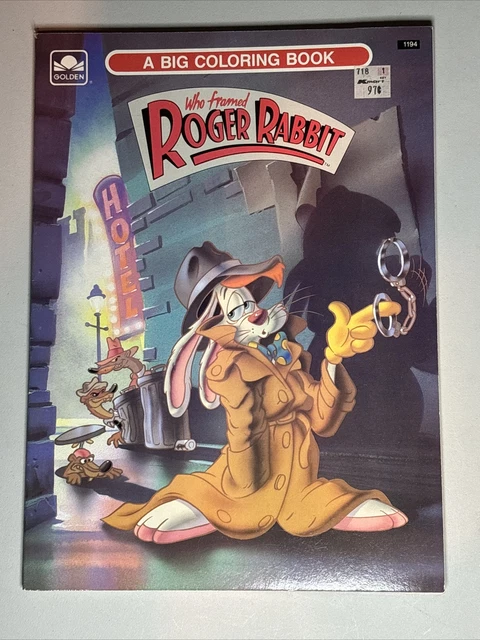 WHO FRAMED ROGER Rabbit A Different Toon A Golden Look-Look Book $8.00 ...