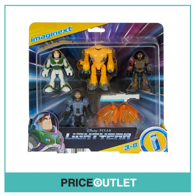 FISHER-PRICE IMAGINEXT DISNEY Pixar Lightyear Jr. Zap Patrol Figures ...