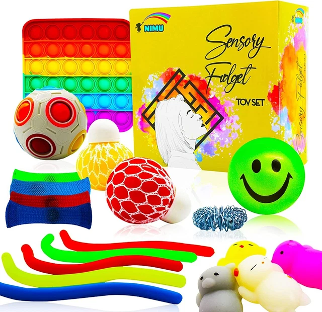 22 PACK SENSORY Fidget Toy Set Push Pop Squishy Bubble Stress Relief Squeeze $15.31 - PicClick AU