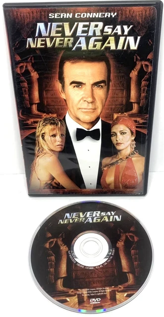 NEVER SAY NEVER Again (Dvd, 1983, James Bond 007, Sean Connery, OOP ...